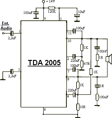 Amplificador TDA2005 - Eletrônica - Clube do Hardware