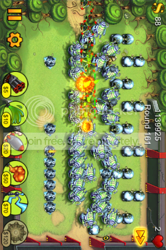 Fieldrunners - Grasslands - Endless - Hard - lv 161 | Viết bởi kiwi47
