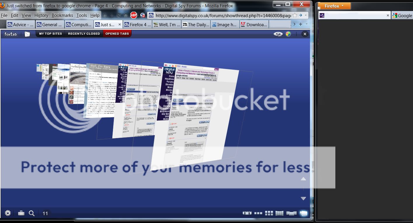 Let's see everyones custom Firefox 4 layout / Theme — Digital Spy