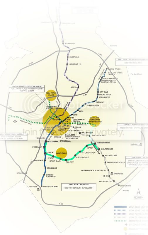 Ballantyne Blue Line Light Rail Extension - Charlotte - UrbanPlanet.org