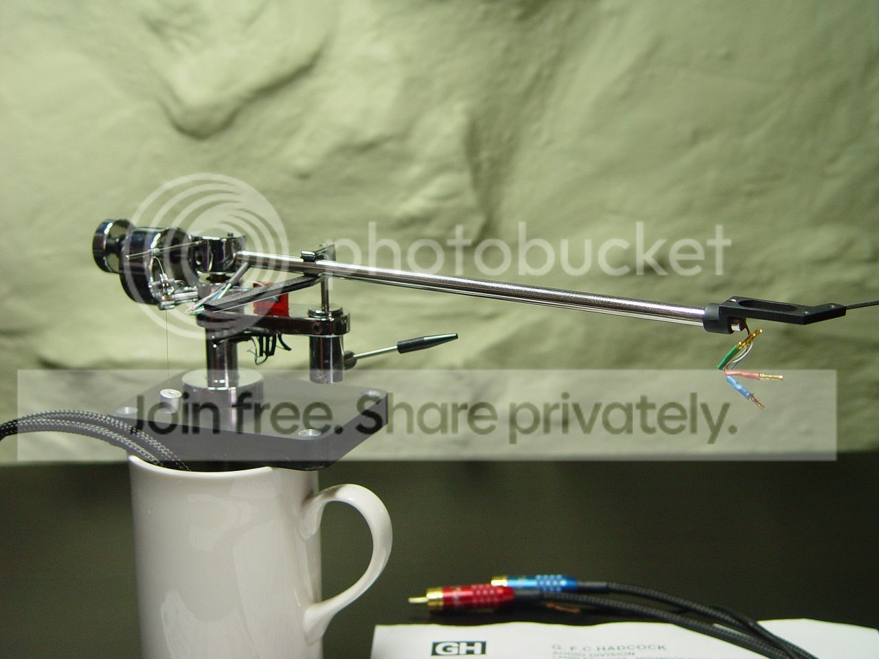 Hadcock GH242 SE tone arm