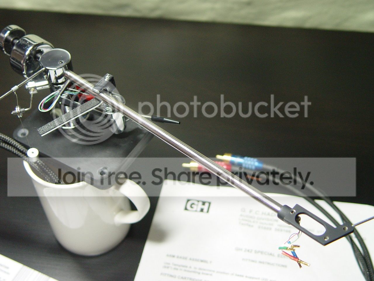 Hadcock GH242 SE tone arm