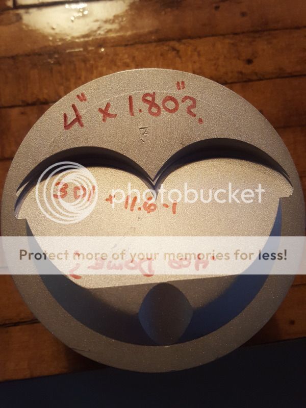 JAHNS Chevy 301 4 inch piston set | The H.A.M.B.